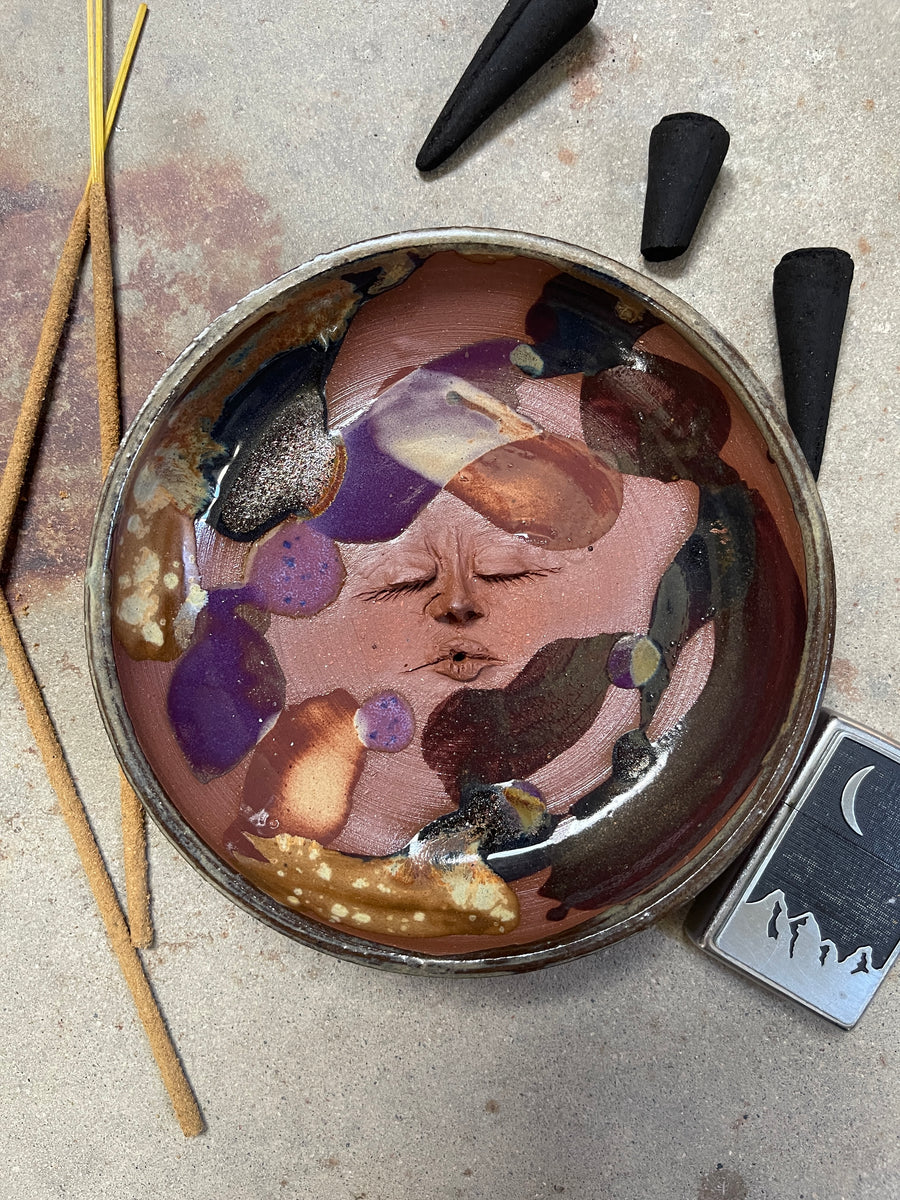 Incense Face No. 9 – Native House Ceramic Co.