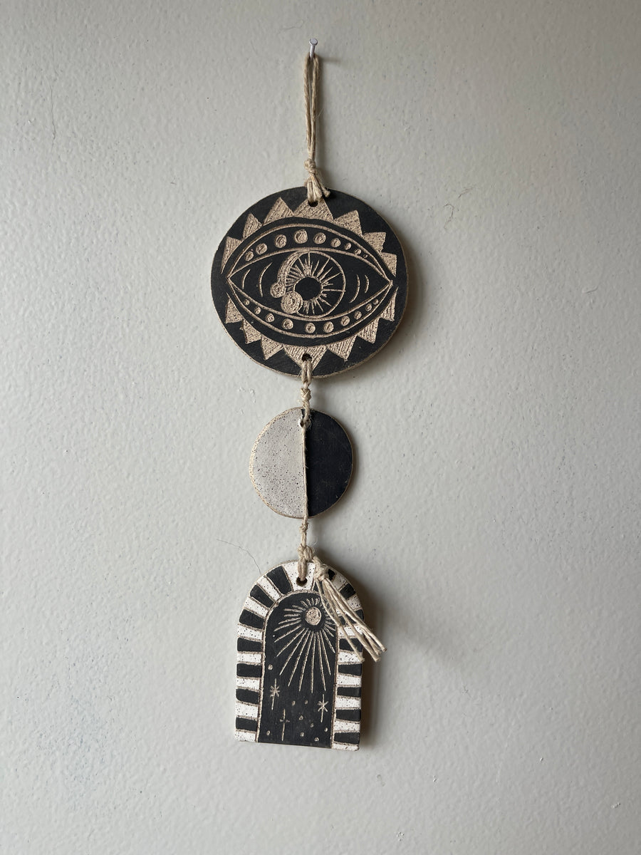 Small Evil Eye Talisman – Native House Ceramic Co.