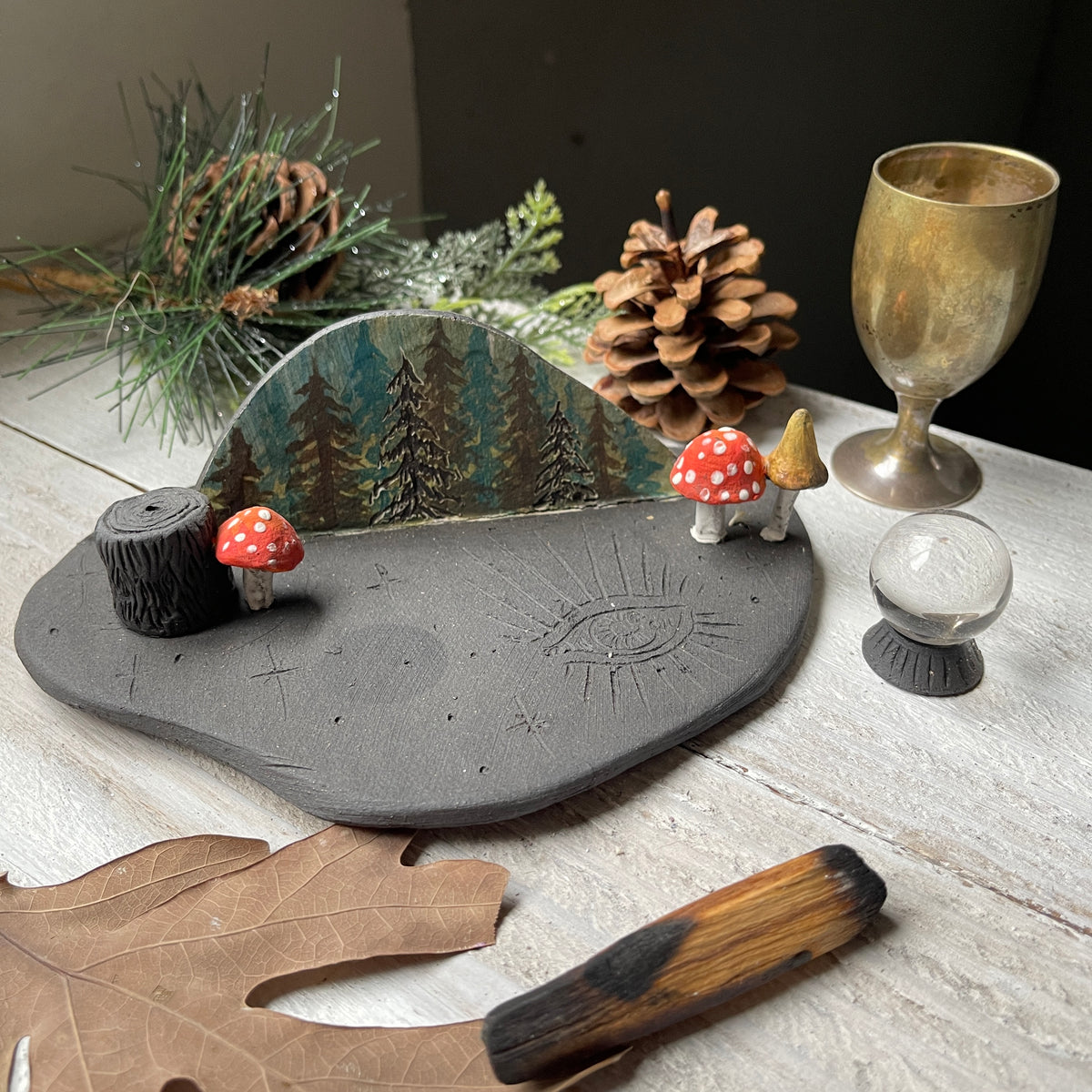 Tiny Forest Altar No. 2 – Native House Ceramic Co.